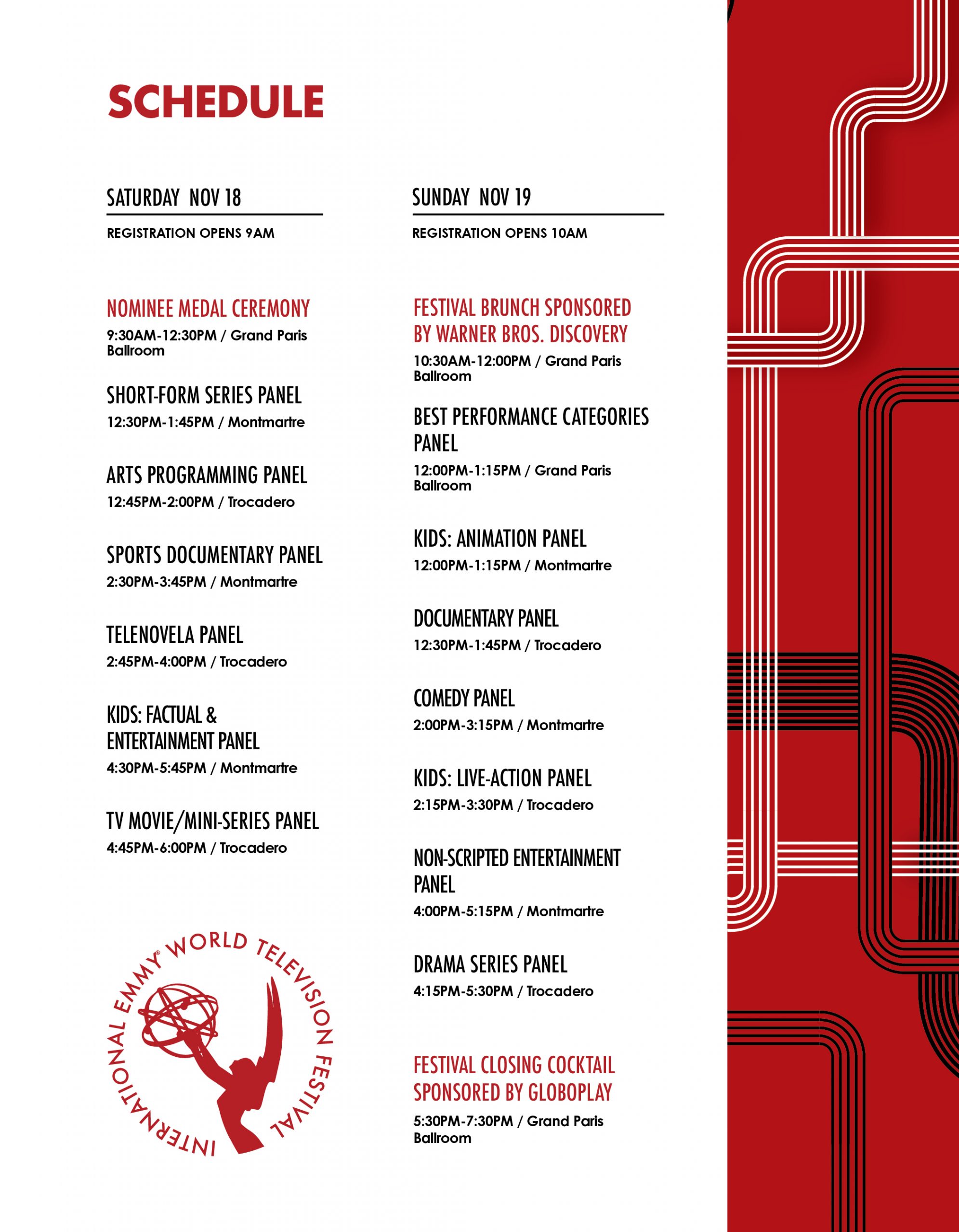 International Emmy® Awards Gala Menu – International Academy of ...